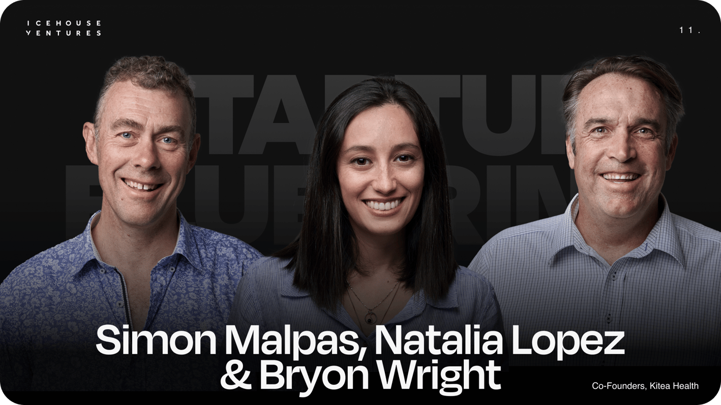 Startup Blueprint: Simon Malpas, Natalia Lopez & Bryon Wright, Co-Founders of Kitea Health